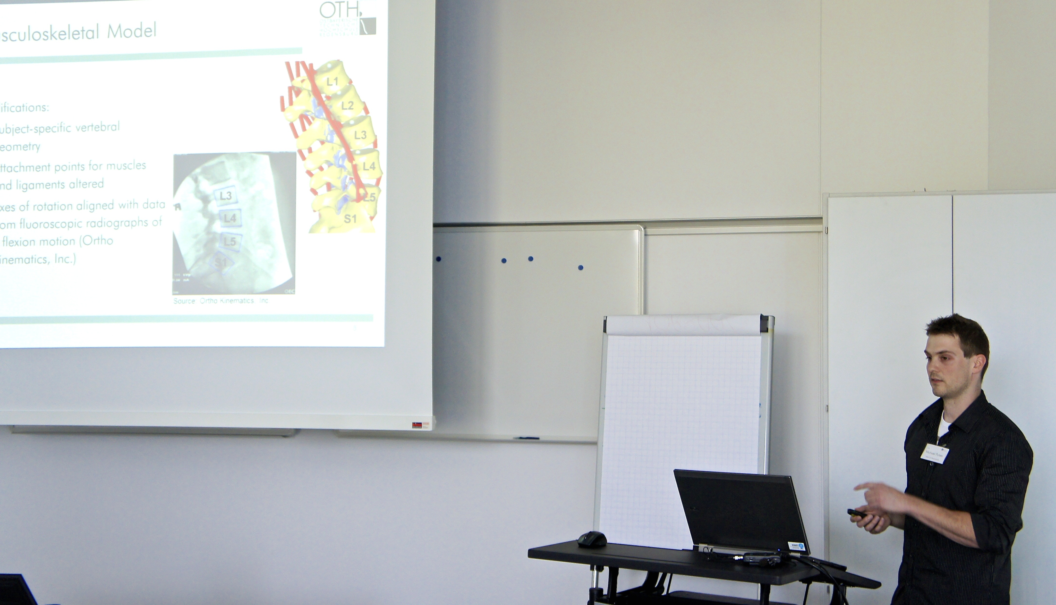 Labor für Biomechanik zeigt einen biomechanischen Blick in den ...